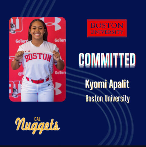 Kyomi Apalit (2023) Commits to Boston University | Cal Nuggets Softball